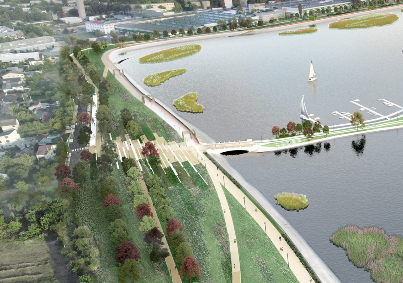 Pentru amenajarea Parcului Liniar Lacul Morii a fost depusa o singura ...