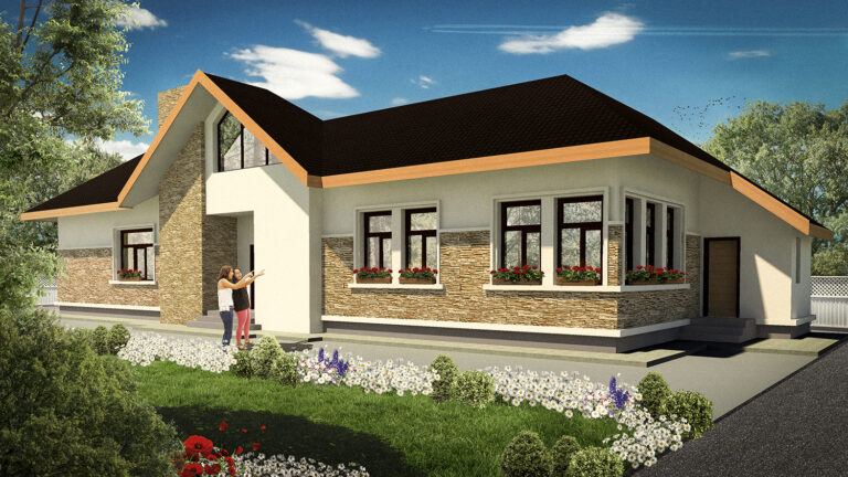 Proiecte de casa: Casa cu trei dormitoare (planuri) – ARENA Constructiilor – stiri din ...