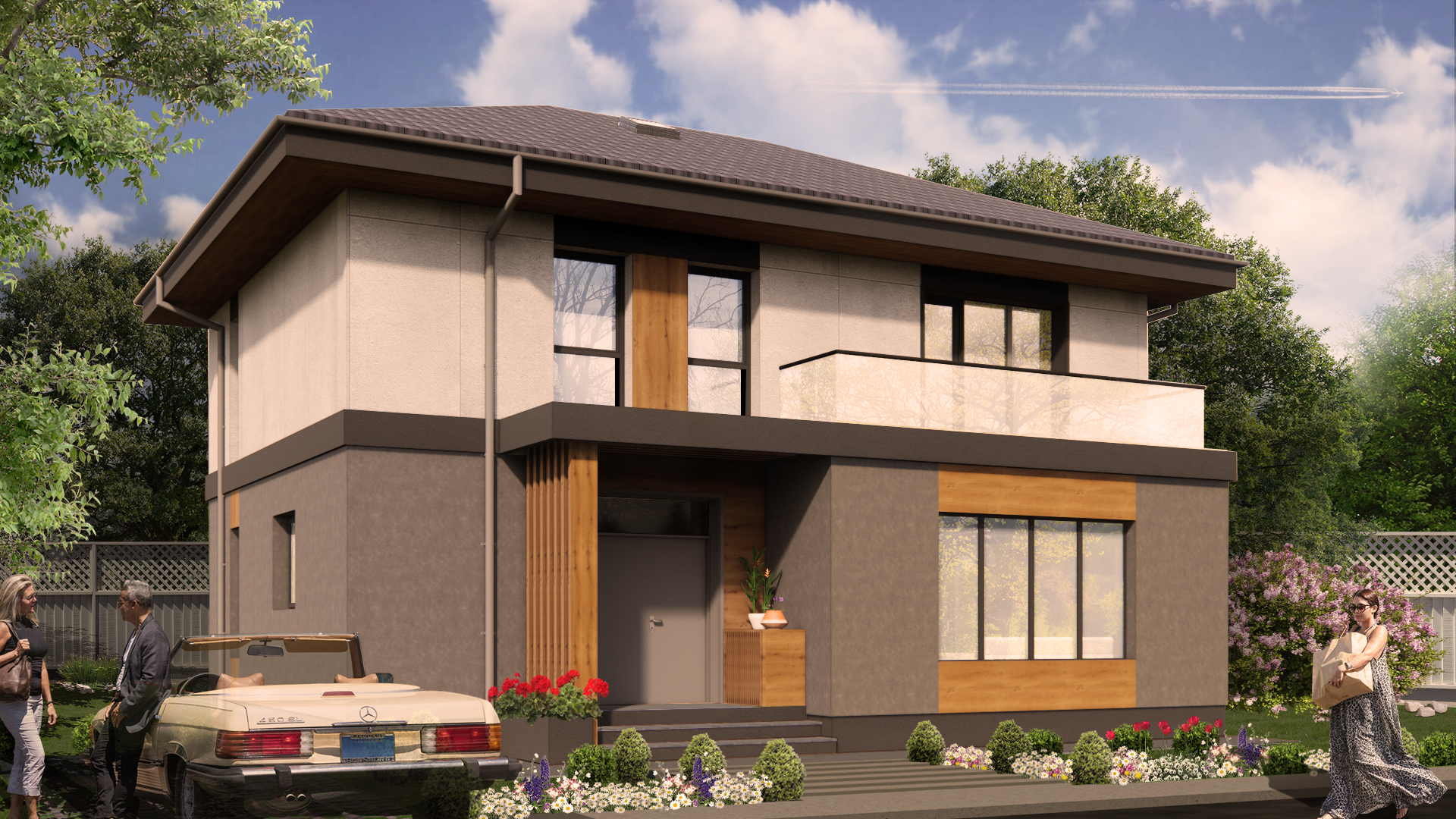 Proiecte de case: Casa cu etaj, pentru o familie tanara (deviz general ...