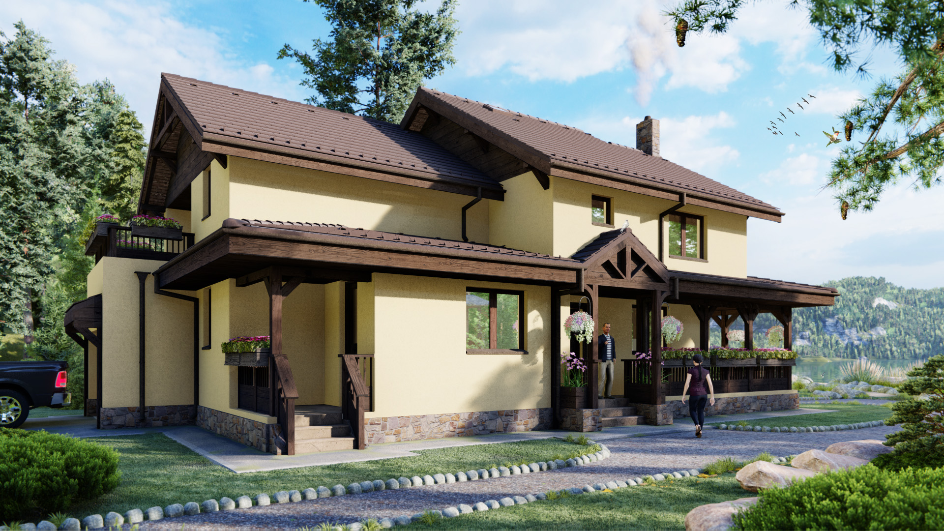 Casa cu parter si etaj mansardat (deviz general) – ARENA Constructiilor ...