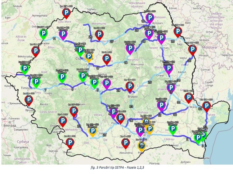 Parcari sigure si securizate, obligatorii pe autostrazi si drumuri ...